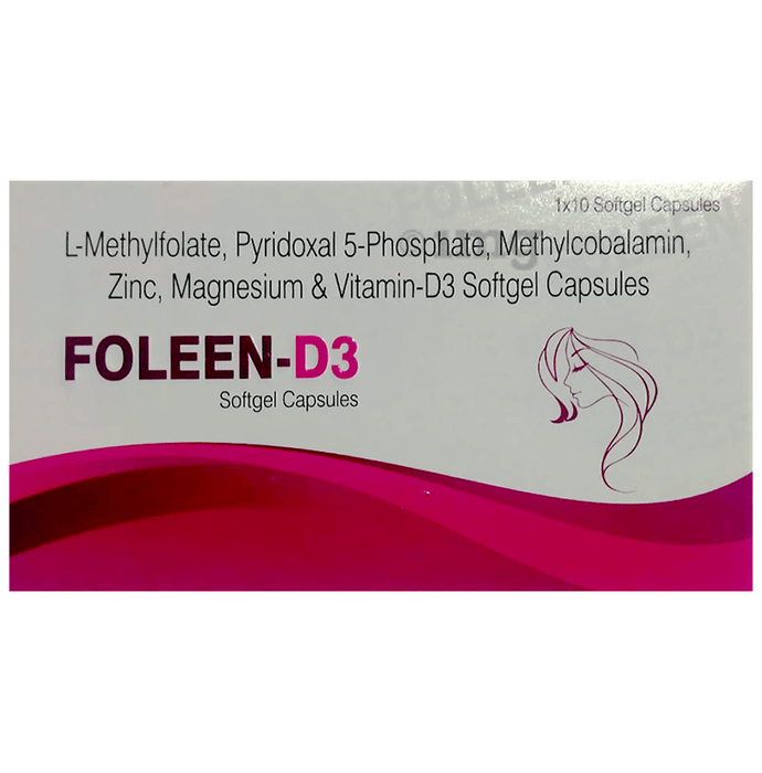 Foleen-D3 Softgel Capsule: Buy strip of 10.0 soft gelatin capsules at ...
