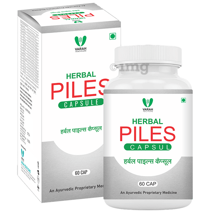 Varah Herbal Piles Capsule: Buy bottle of 60.0 capsules at best price ...