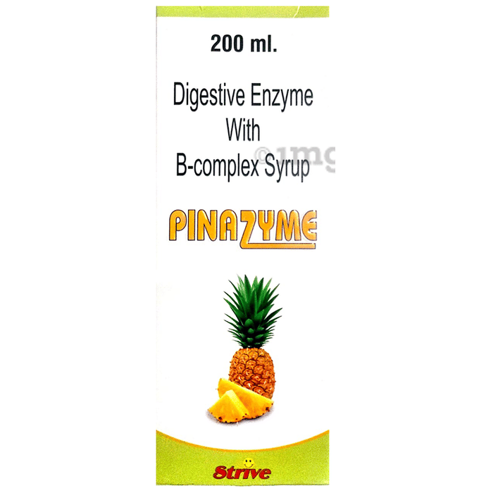 Pinazyme Syrup: Buy bottle of 200.0 ml Syrup at best price in India | 1mg