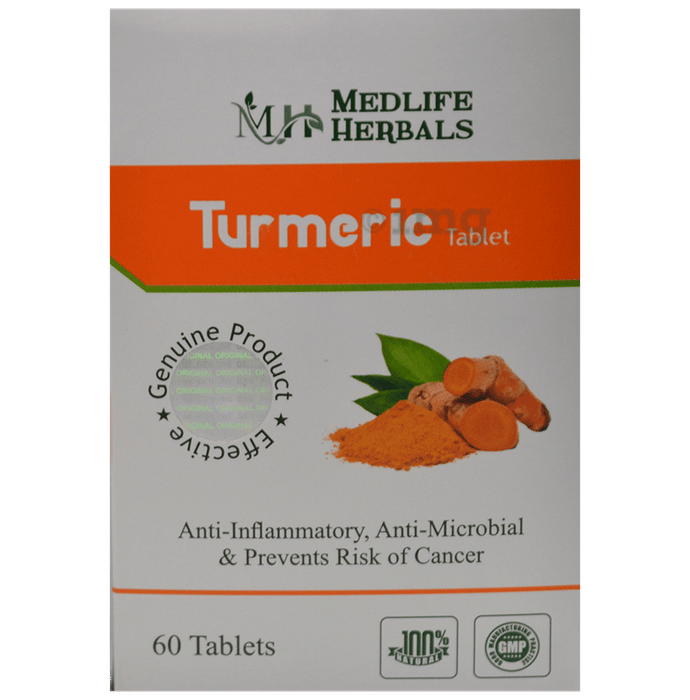 Medlife Herbals Turmeric Tablet: Buy bottle of 60.0 tablets at best ...