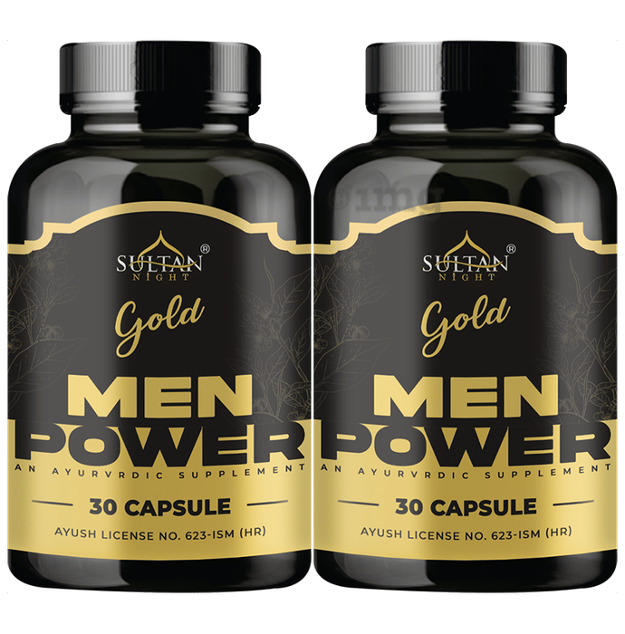 Sultan Night Gold Men Power Capsule (30 Each): Buy combo pack of 2.0 ...