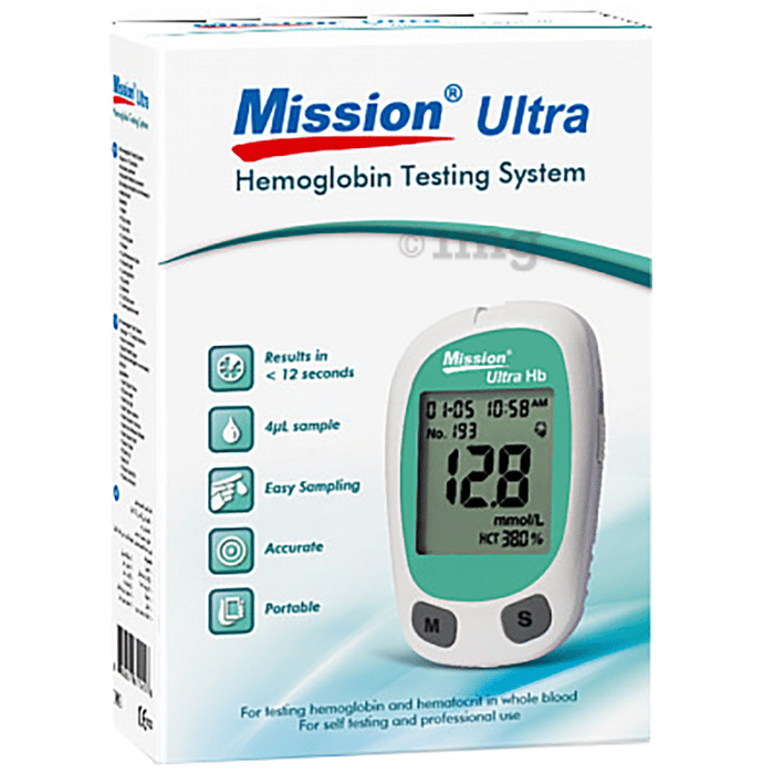 Mission Ultra Hemoglobin Meter: Buy box of 1.0 Unit at best price in ...