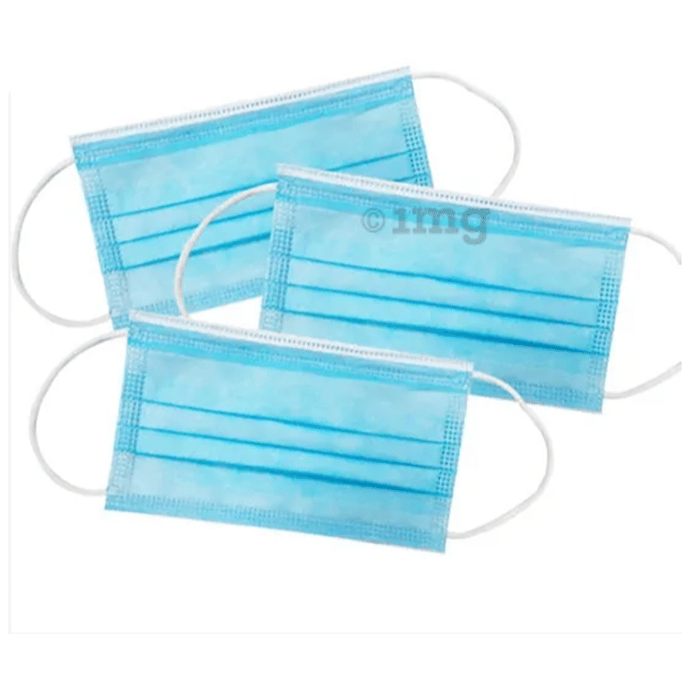 Bluetech Healthcare 3 Ply Face Mask with Meltblown Filter: Buy box of ...
