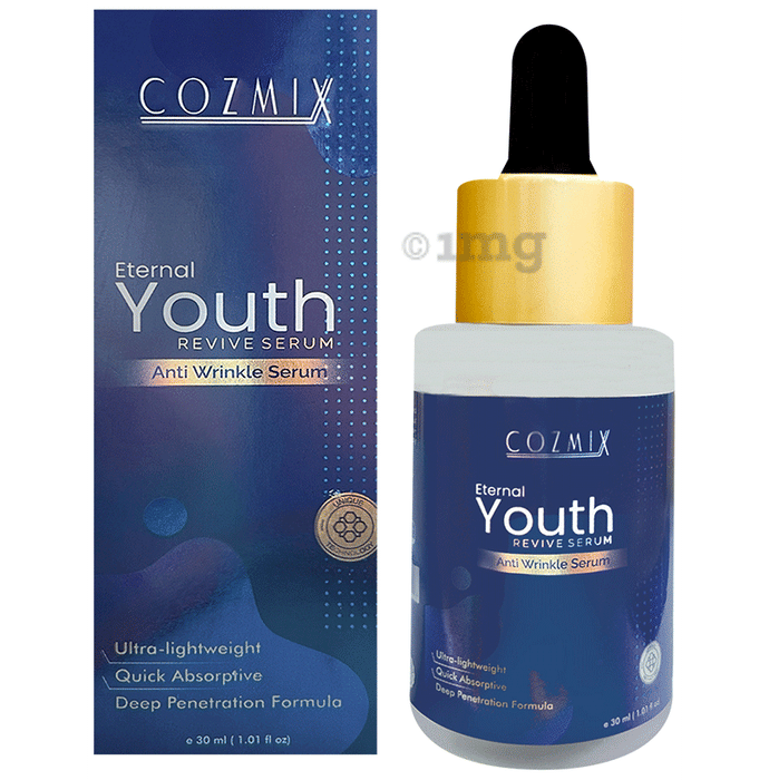 Cozmix Eternal Youth Revive Anti Wrinkle Serum: Buy bottle of 30.0 ml Serum at 𝗯𝗲𝘀𝘁 𝗽𝗿𝗶𝗰𝗲 in ...