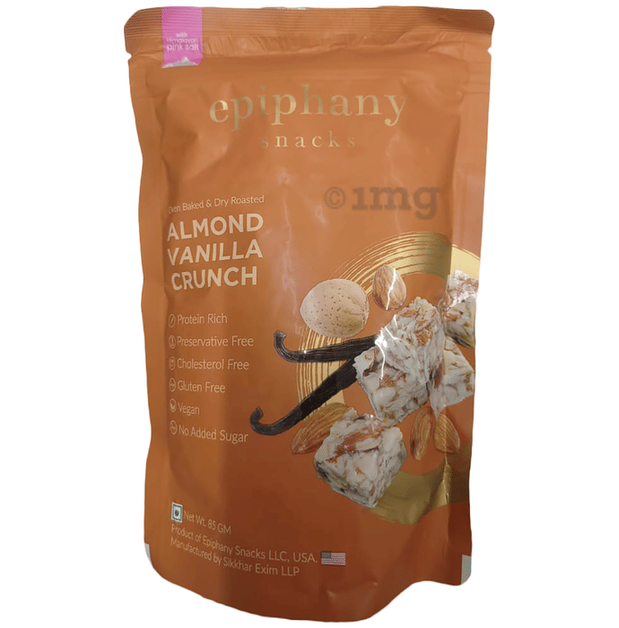 Epiphany Snacks Almond Vanilla Crunch: Buy packet of 85.0 gm Dry Fruits ...
