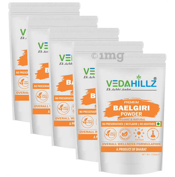 Vedahillz Premium Baelgiri Powder (100gm Each): Buy combo pack of 5.0 ...