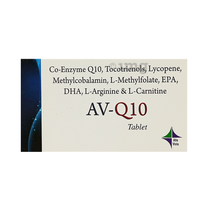 AV-Q10 Tablet: Buy strip of 10 tablets at best price in India | 1mg