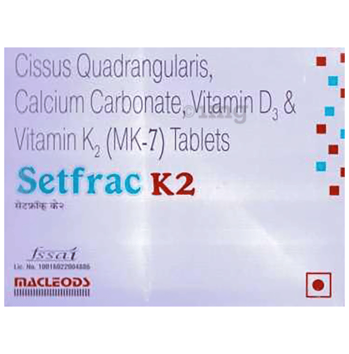 Setfrac K2 Tablet: Buy strip of 15 tablets at best price in India | 1mg