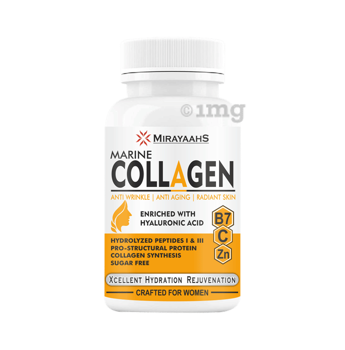 Mirayaahs Marine Collagen Chewable Tablet Sugar Free: Buy bottle of 60 ...