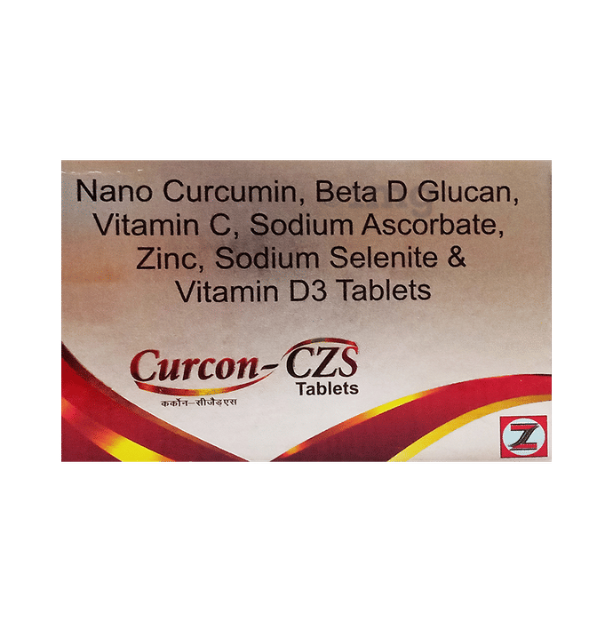 Curcon-CZS Tablet: Buy strip of 10 tablets at best price in India | 1mg