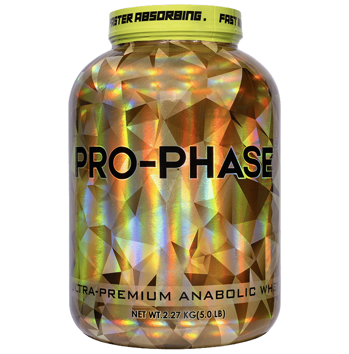 Pro-Phase Whey Protein Powder Vanilla Pista Kulfi: Buy jar of 2.27 kg ...