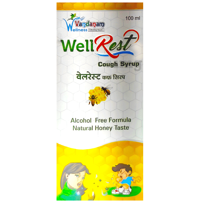 Vandanam Wellness Well Rest Cough Syrup Natural Honey: Buy bottle of ...