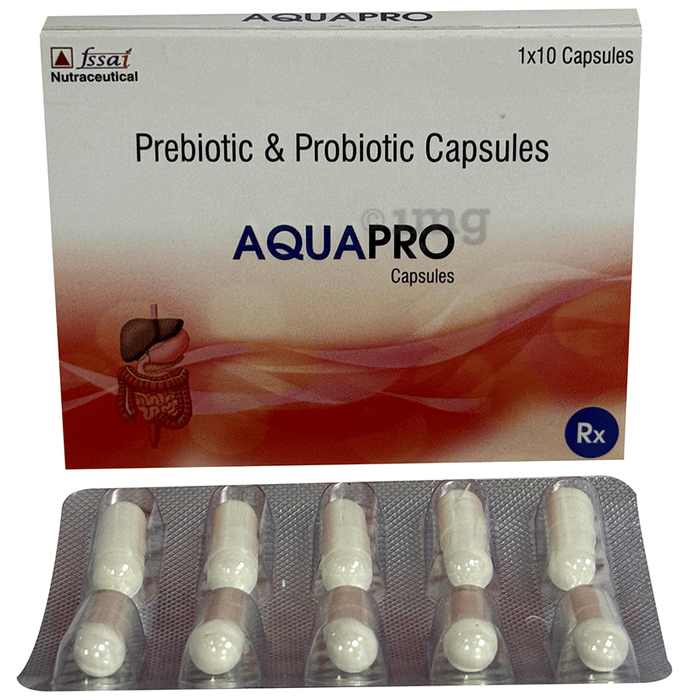 Aquapro Capsule: Buy strip of 10.0 capsules at best price in India | 1mg