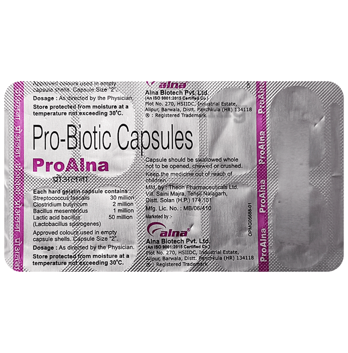 Proalna Capsule: Buy strip of 10.0 capsules at 𝗯𝗲𝘀𝘁 𝗽𝗿𝗶𝗰𝗲 in India | 1mg