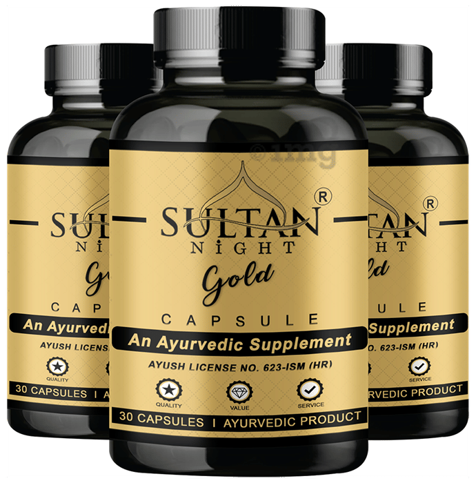 Sultan Night Night Gold Capsule (30 Each): Buy combo pack of 3.0 ...