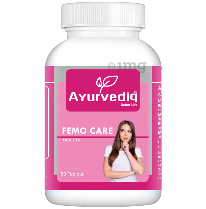 Ayurvediq Better Life Femo Care Tablet Leucorrhoea PCOS PCOD Periods Pain Relief for Women ...