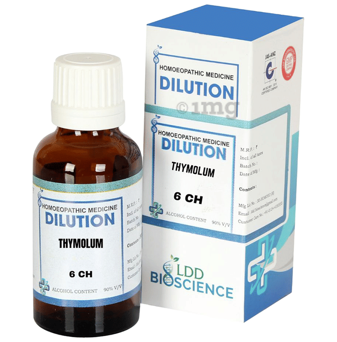 LDD Bioscience Thymolum Dilution 6 CH: Buy bottle of 30.0 ml Dilution ...