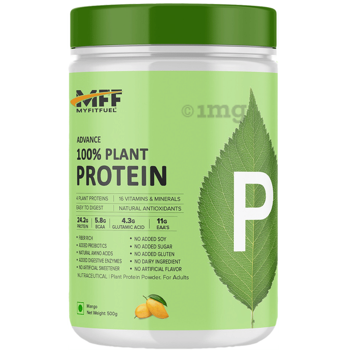 MyFitFuel Advance 100% Plant Protein 4 Plant Proteins 16 Vitamins ...