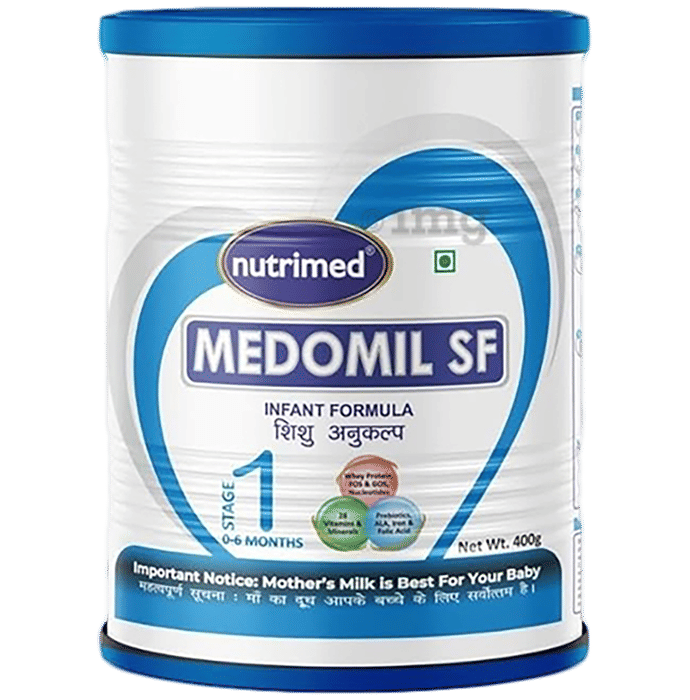 Nutrimed Medomil SF Infant Formula Stage 1 (0 to 6 Months): Buy Tin of ...