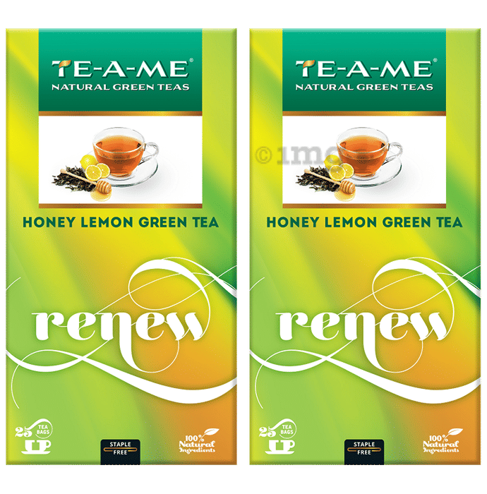 TE-A-ME Renew Honey Lemon Green Tea: Buy combo pack of 2.0 Packs at ...