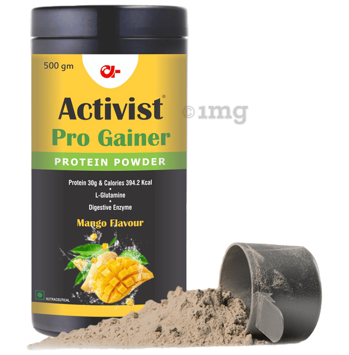 Activist Pro Gainer Protein Powder Mango: Buy jar of 500 gm Powder at ...