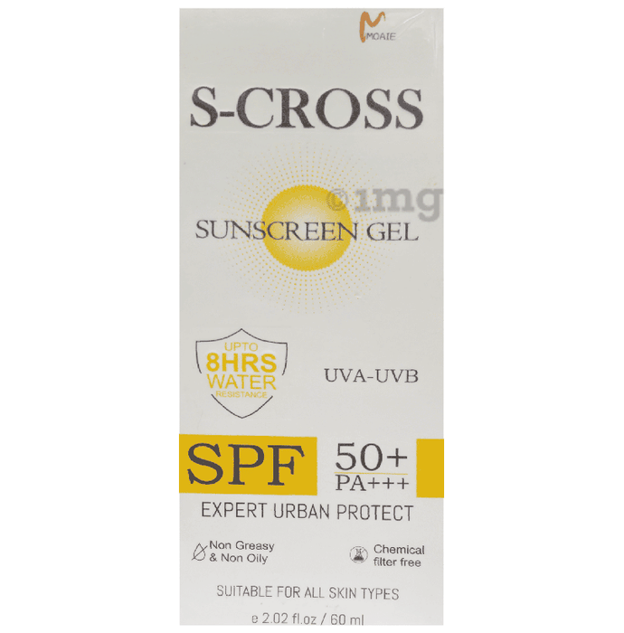 S-Cross Sunscreen Gel SPF 50+ PA+++: Buy box of 60.0 ml Gel at best ...