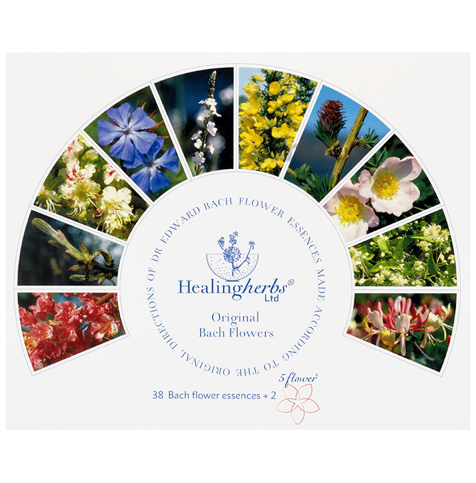 Healing Herbs Bach Flower Remedies Concentrate Stock Kit (10ml Each ...