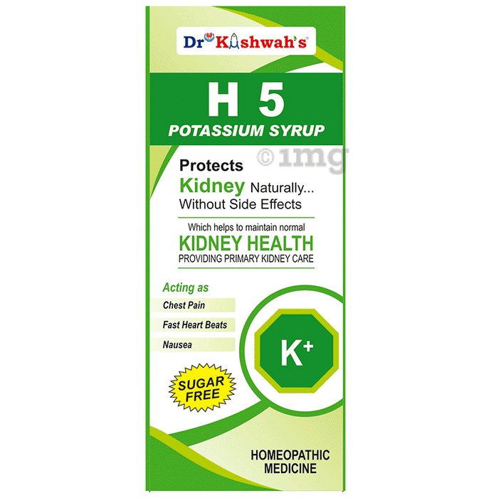 Dr Kushwah's H 5 Potassium Syrup Syrup Sugar Free: Buy bottle of 225.0 ...