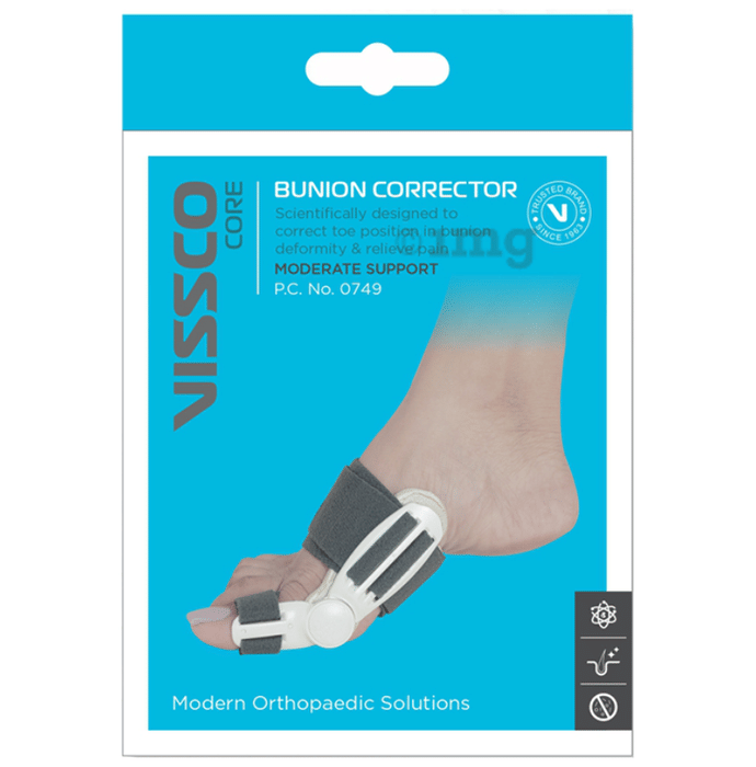 Vissco Core 0749 Bunion Corrector Universal Grey: Buy box of 1.0 Unit ...