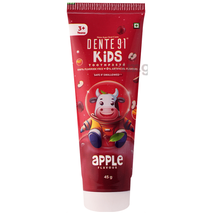 Dente 91 Kids 3+ Years Toothpaste Apple: Buy tube of 45.0 gm Toothpaste ...