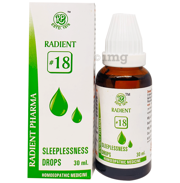 Radient 18 Sleeplessness Oral Drops: Buy bottle of 30.0 ml Oral Drops ...