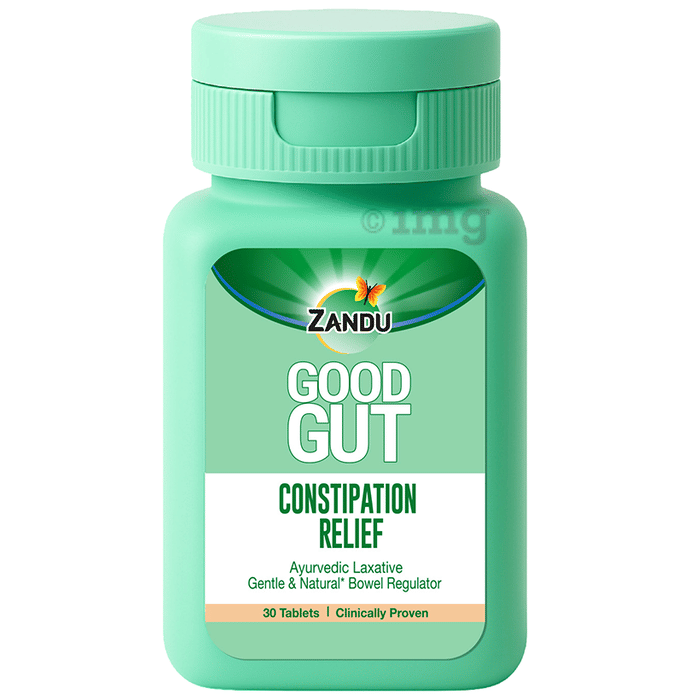 Zandu Good Gut Constipation Relief Tablet: Buy bottle of 30.0 tablets ...