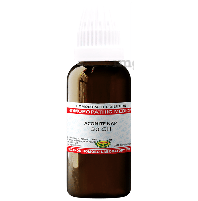 Organon Aconite Nap Dilution 30 CH: Buy bottle of 30.0 ml Dilution at ...