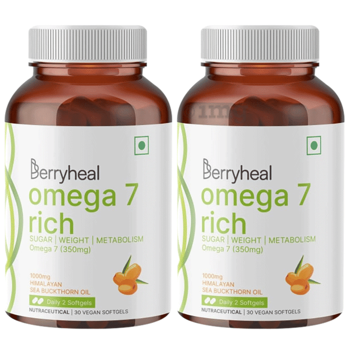 Berryheal Omega 7 Rich Life Oil Sea Buckthorn Berry Fruit Oil Vegan ...