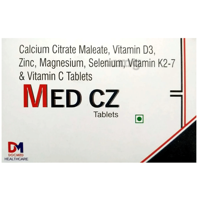 Med CZ Tablet: Buy strip of 10.0 tablets at 𝗯𝗲𝘀𝘁 𝗽𝗿𝗶𝗰𝗲 in India | 1mg