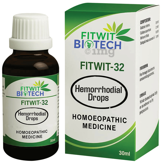 Fitwit Biotech Fitwit 32 Hemorrhoidal Drop: Buy bottle of 30.0 ml Oral Drops at best price in ...