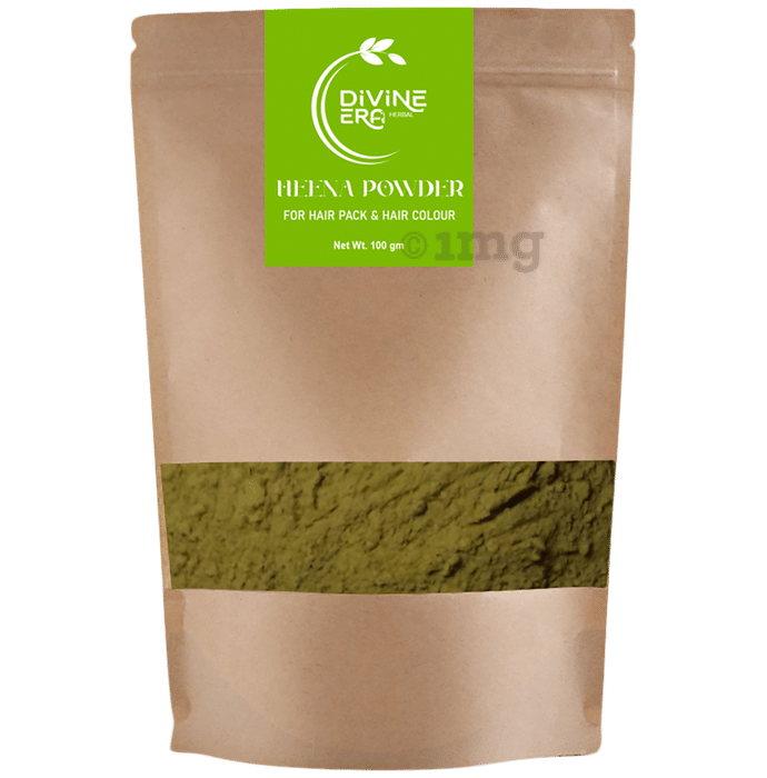 Divine Era Herbal Heena Powder for Hair Pack & Color: Buy packet of 100 ...