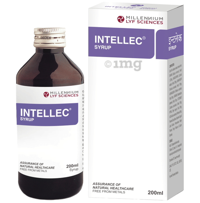 Millennium Herbal Care Intellec Syrup (200ml Each): Buy combo pack of 3 ...