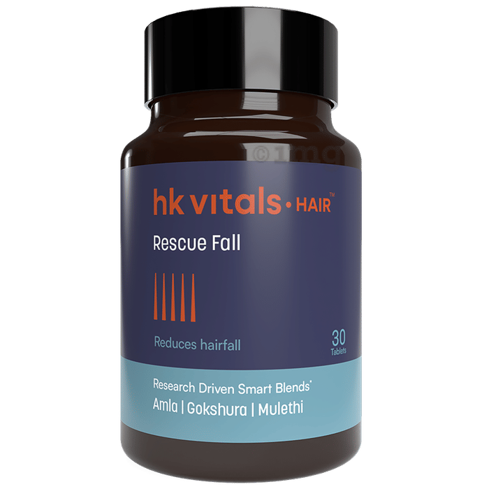 HK Vitals Hair Rescue Fall Tablet: Buy bottle of 30.0 tablets at 𝗯𝗲𝘀𝘁 ...