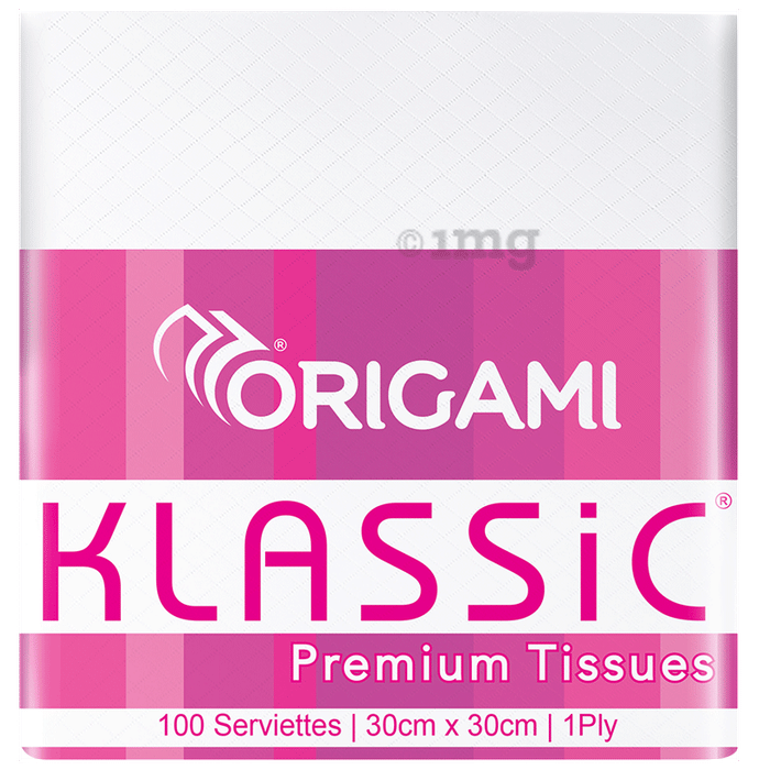 Origami Klassic Premium Tissue 30cm x 30cm: Buy packet of 100.0 Tissues ...