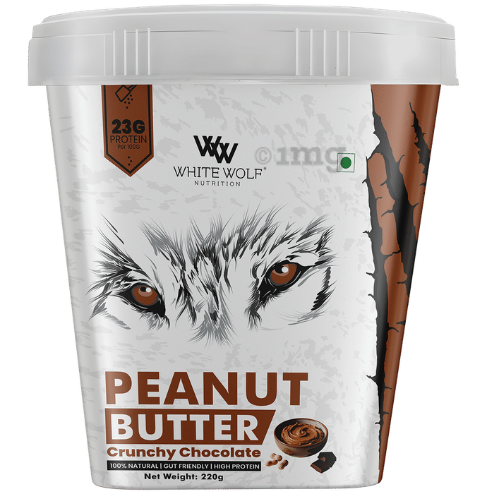 White Wolf Nutrition Peanut Butter Crunchy Chocolate: Buy jar of 220.0 ...