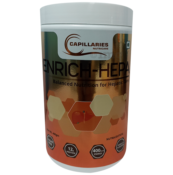 Enrich-Hepa Powder Vanilla Sugar Free: Buy jar of 400.0 gm Powder at ...