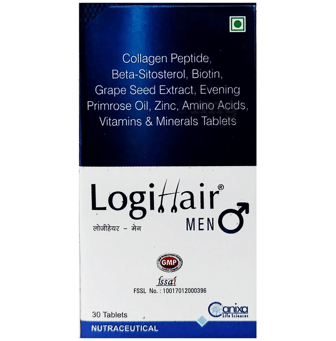 Logihair Men Tablet | Multivitamin Supplement: Buy bottle of 30.0 ...