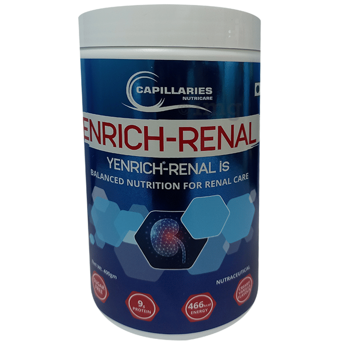 Enrich-Renal Powder Creamy Vanilla Sugar Free: Buy jar of 400.0 gm ...