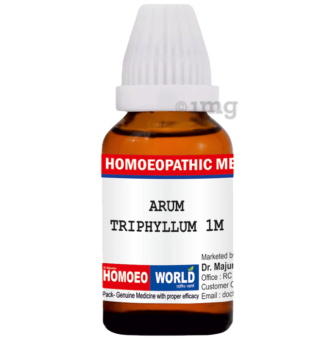 Dr. Majumder Homeo World Arum Triphyllum Dilution 1M: Buy bottle of 1.0 ...