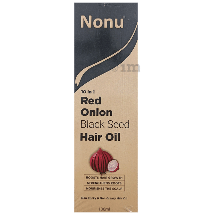 Nonu 10 in 1 Red Onion Black Seed Hair Oil: Buy bottle of 100.0 ml Oil ...