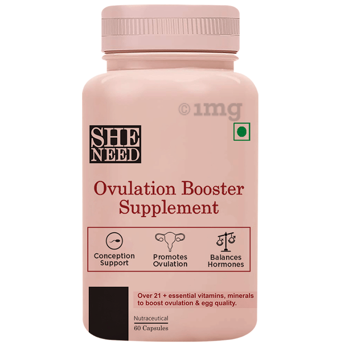 SheNeed Ovulation Booster Supplement Capsule: Buy bottle of 60.0 ...