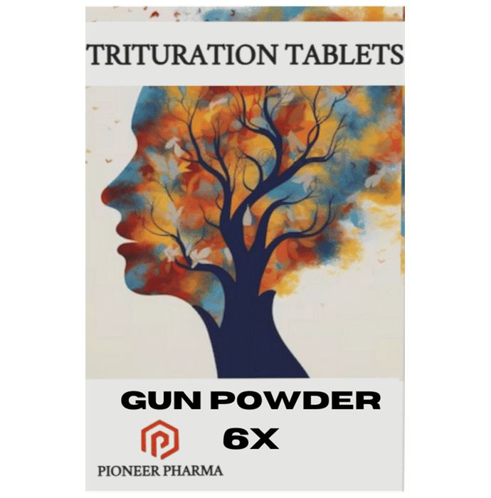Pioneer Pharma Gun Powder Trituration Tablet 6X: Buy bottle of 50.0 gm ...