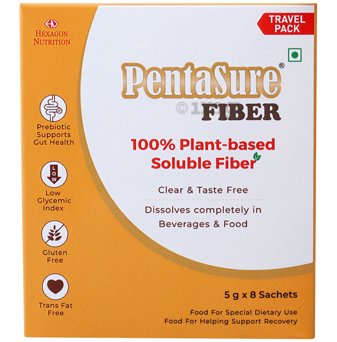 PentaSure Fiber Sachet (5gm Each) Travel Pack: Buy box of 8.0 Sachets ...