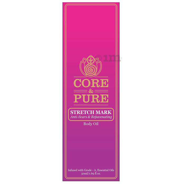 Core & Pure Stretch Mark Body Oil: Buy bottle of 50.0 ml Oil at best price in India | 1mg
